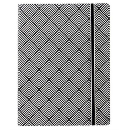 Filofax carnet de notes Impressions papier A5/cuir artificiel noir ...