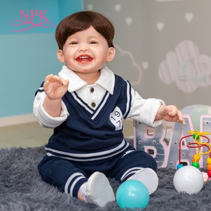 NPK – poupée Reborn pour bébé garçon de 68CM, fait à la main, populaire ...