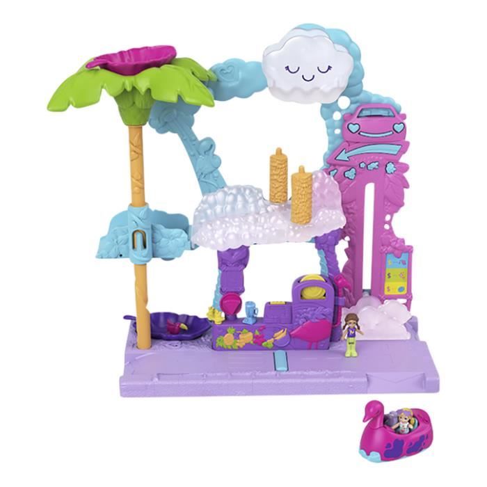 Polly Pocket Pollyville - Station de lavage du flamant rose - Cdiscount ...