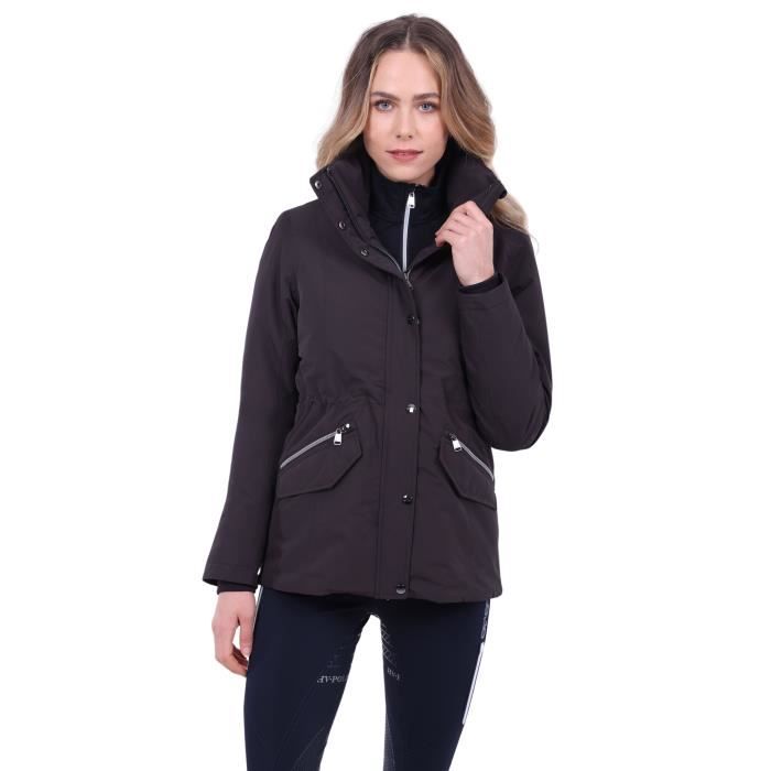 Veste imperméable à capuche femme HV Polo Novia - mocca - S - Cdiscount Sport