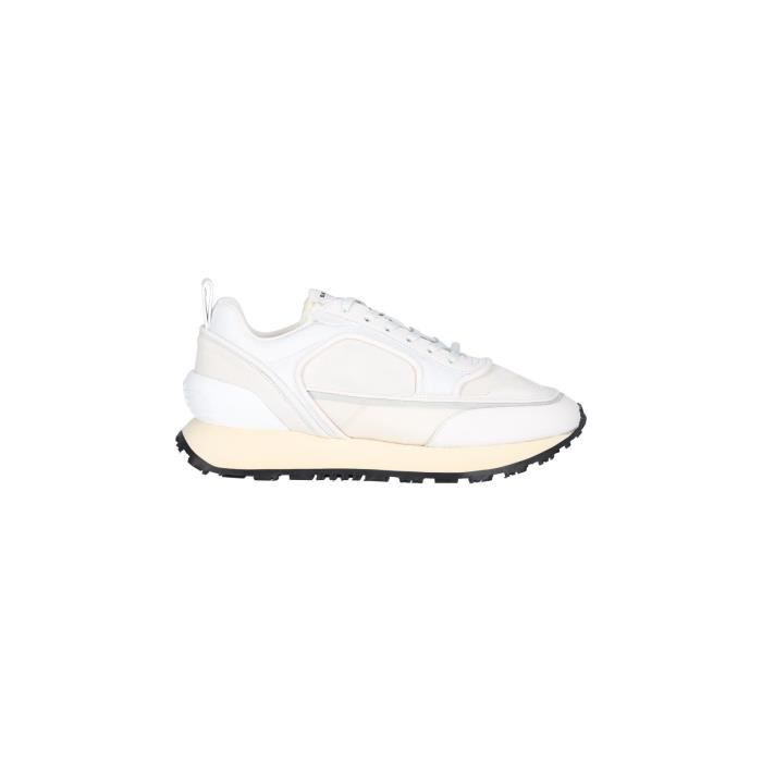 BASKETS BALMAIN, CUIR 100%, couleur BLANC, Semelle en caoutchouc, SS23 ...