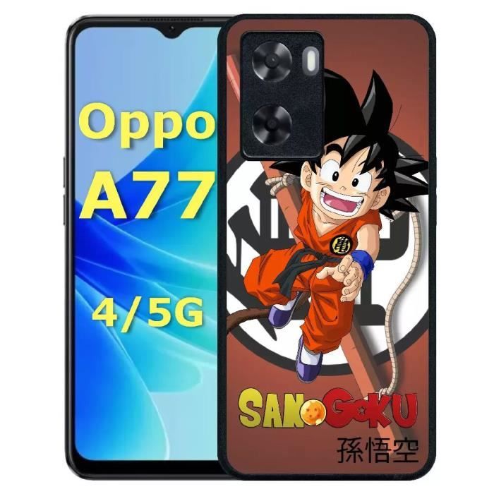 Coque pour oppo a77 4g/5g - dragon ball kid san goku - silicone - noir - Cdiscount Téléphonie