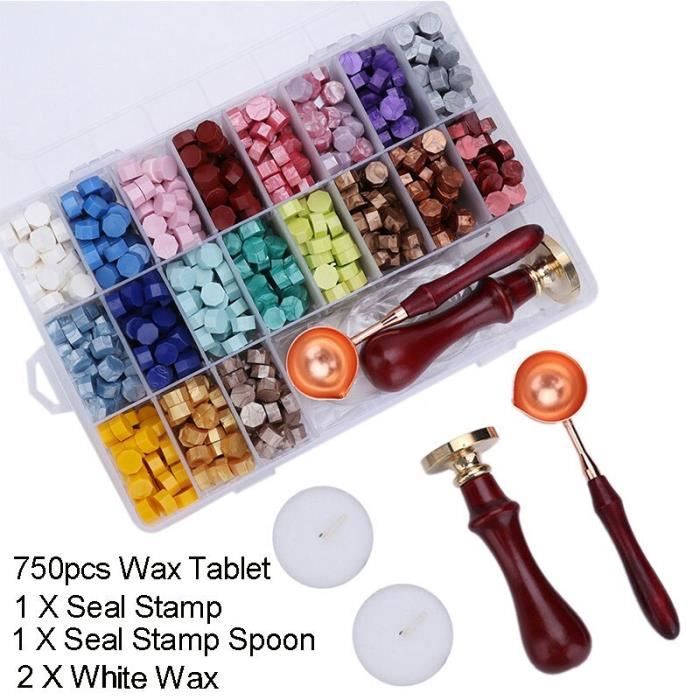 Ensemble de perles de cire - QUICK - Octogonales - Rétro - 750 pièces ...