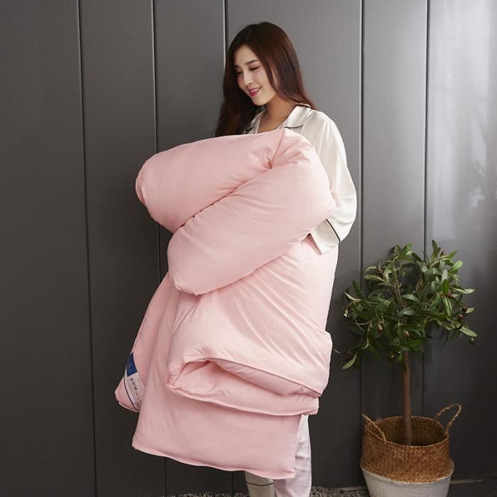 RUMOCOVO® Couette en soie, couette fine lavable pour adultes et enfants ...