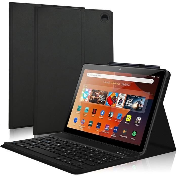 Étui Clavier Pour Fire Hd 10 Tablet 2023 - Clavier Azerty Français ...