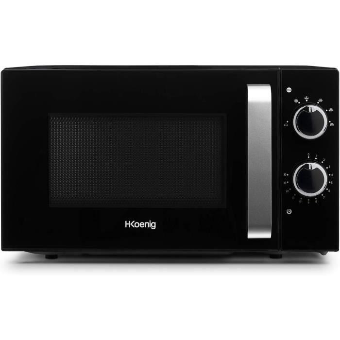 Micro-Ondes Compact Design 20L Vio8 Noir Puissant 700W, Plateau ...