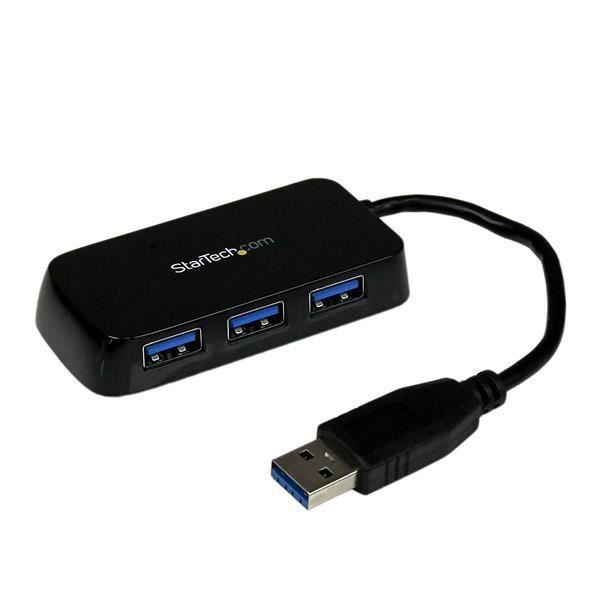 StarTech.com Hub USB 3.0 4 ports - Mini Hub USB3 Externe Portable avec ...