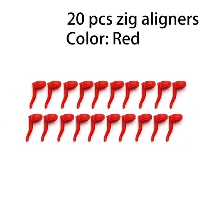 Zig aligner (red) -Bâtons de mousse pour la pêche à la carpe ...
