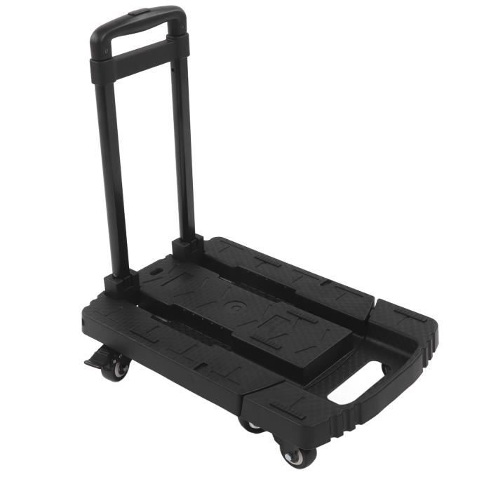 ZJCHAO Diable pliant Chariot à Main Pliable 440 Lb Chariot à Roulettes ...