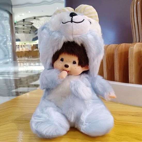 Bleu Bonny Monchhichi Mignon 20cm Peluche Poupée Enfants Jouet Cadeau ...