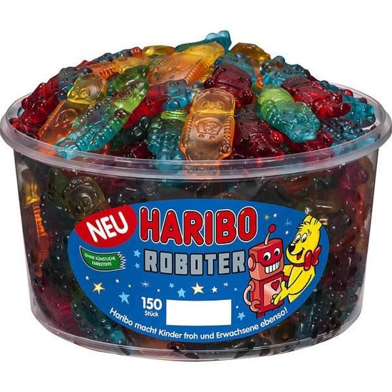 Haribo Roboter , gelee de fruits, 150 pieces - Cdiscount Au quotidien