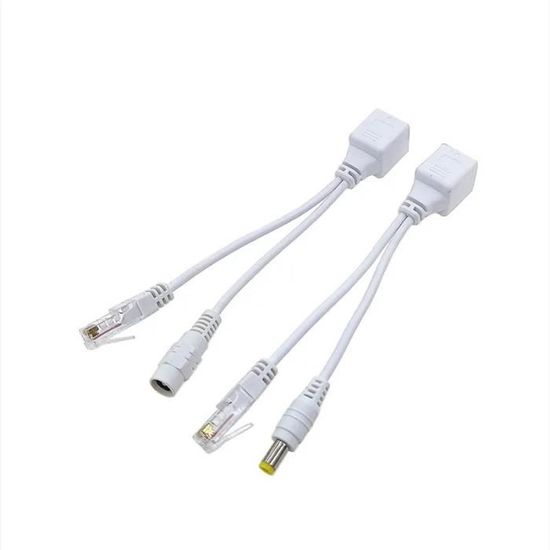 Câble adaptateur POE RJ45,alimentation Ethernet,répartiteur d'injecteur ...