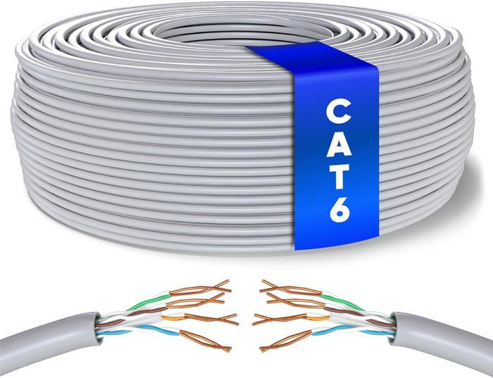 Vrac Câble Ethernet 100M, Bulk Reseau Lan Cable Ethernet Cat 6 Haut ...