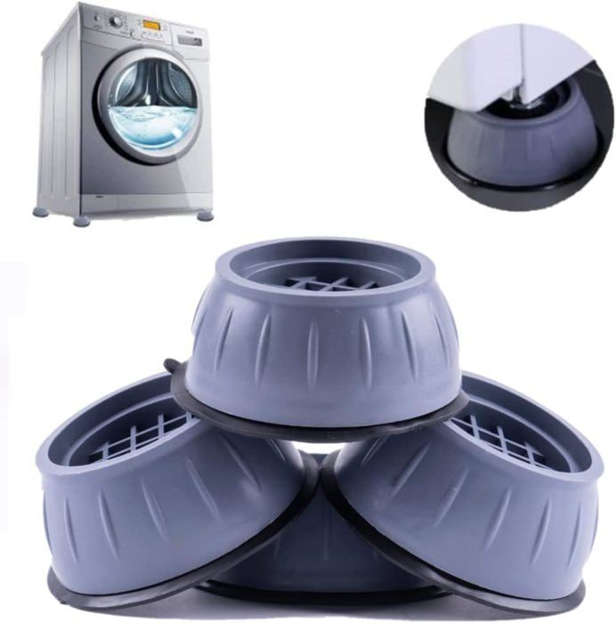 Lot de 4 patins anti-vibration, pour machine à laver, pour ...