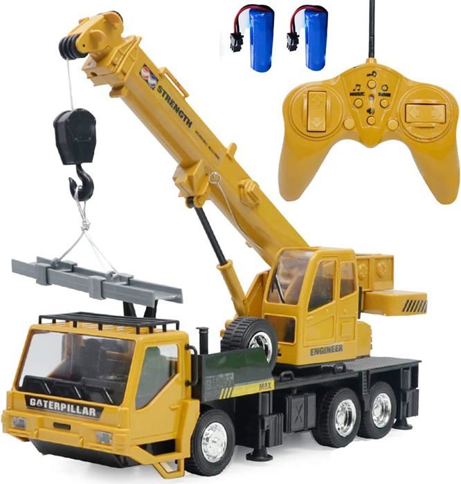 WEECOC RC Grue Construction Tracteur télécommande Grand Camion de Grue ...