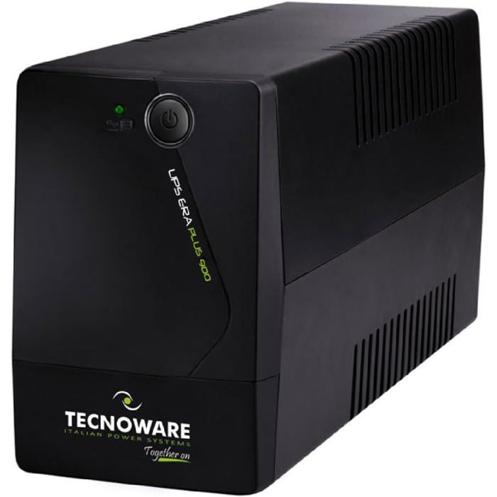 Tecnoware Power Systems - UPS 900VA, Cutoff Surge Protection, AVR Plus for PC, Modem, DVR ...