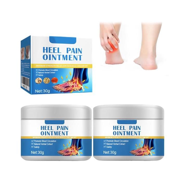 2 Pièces Heel Pain Ointment, Heel Pain Cream, Creme Pour Epine ...