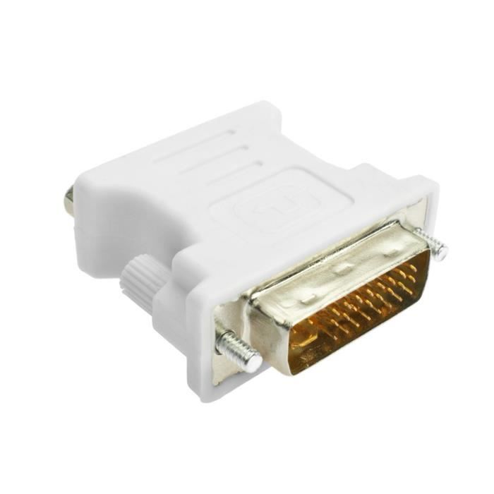 White Connecteur de moniteur'ordinateur vidéo en plastique blanc ...