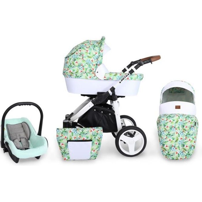 KUNERT Rotax 3en1 - Poussette combinée avec cosy + ombrelle et porte ...