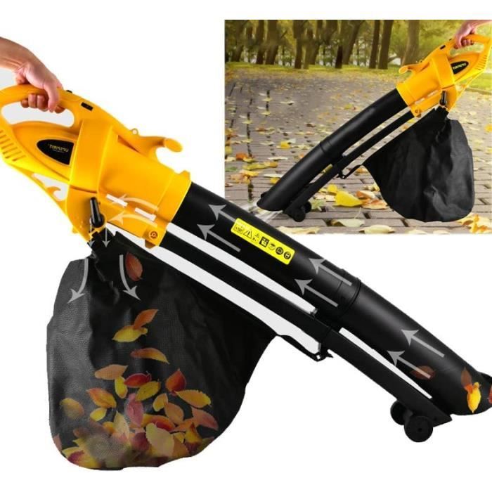 Xingma 3000 W Souffleur Feuilles Souffler Aspirer Double Usage Capacité ...