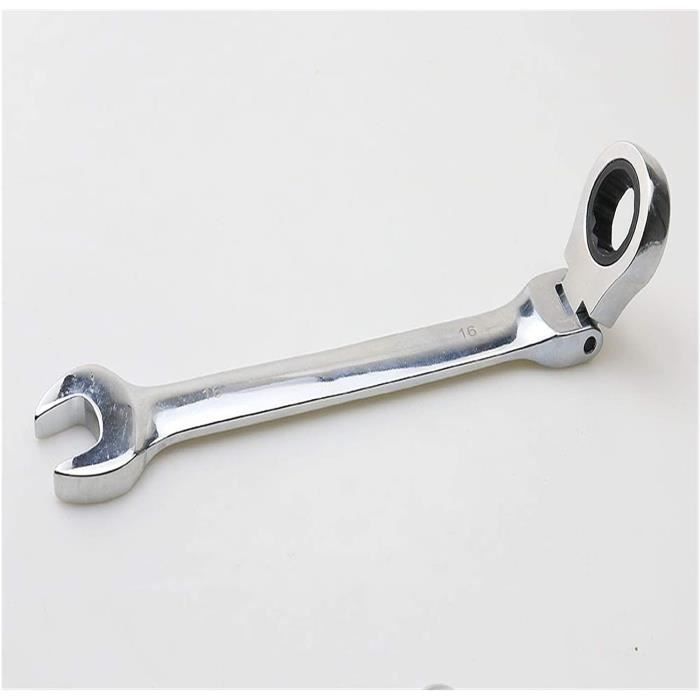 Cle Plate,Clé Mixte Ratchet Combinaison Métrique Clé Gear Set Dents ...