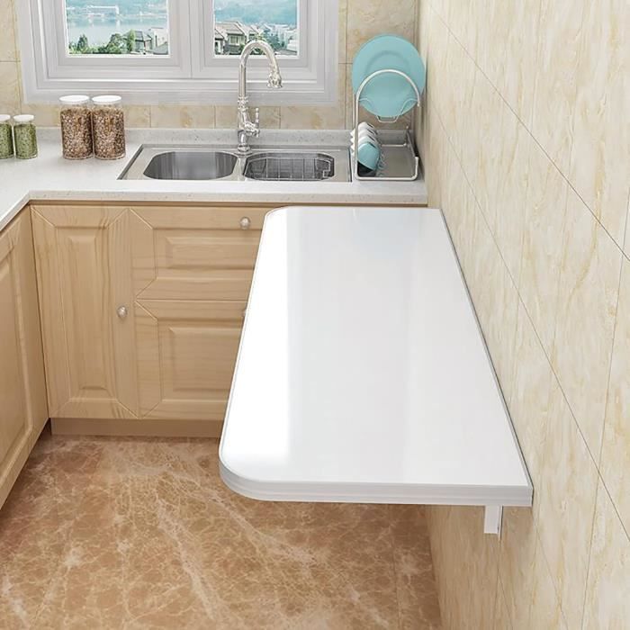 Table Murale Rabattable Table Pliante, Table De Salle À Manger À ...