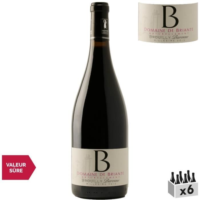 Domaine de Briante Brouilly Baronne Rouge 2013 - La cave Cdiscount