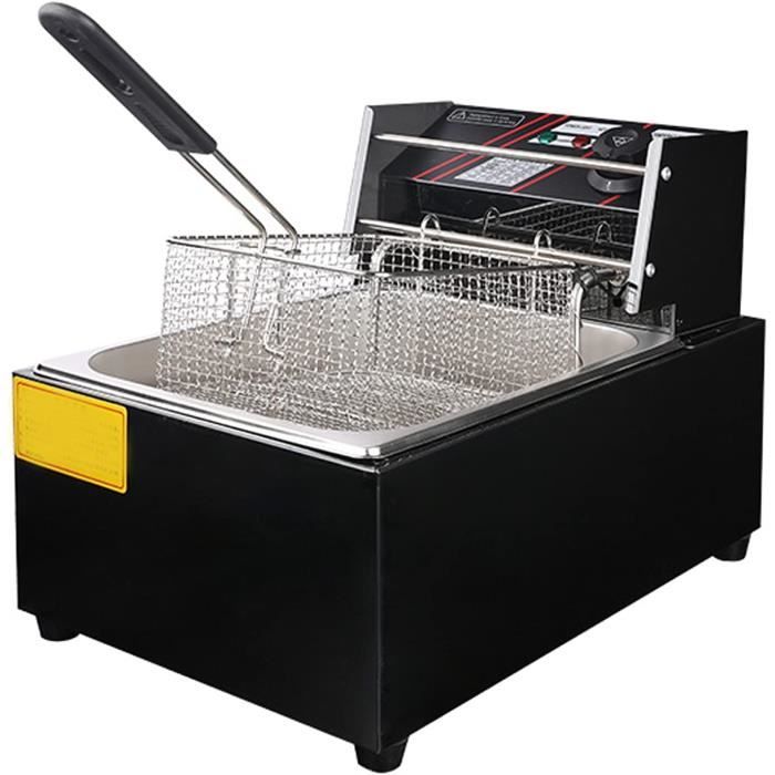 Friteuse Électrique Commerciale Comptoir Acier Inoxydable Friteuses ...