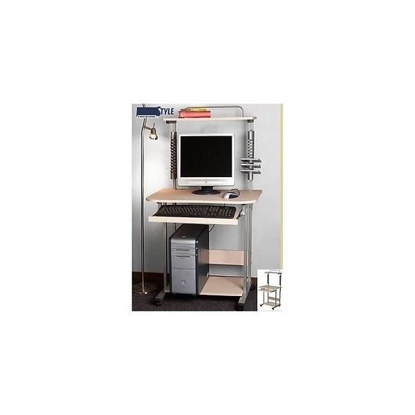 Bureau informatique sur roulettes avec tiroir c… - Cdiscount Maison