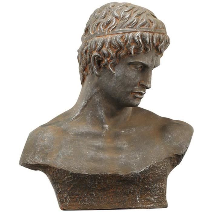 SDBRKYH Antiquité Grecque Buste Romain, Dieu Grec Statue Statue ...