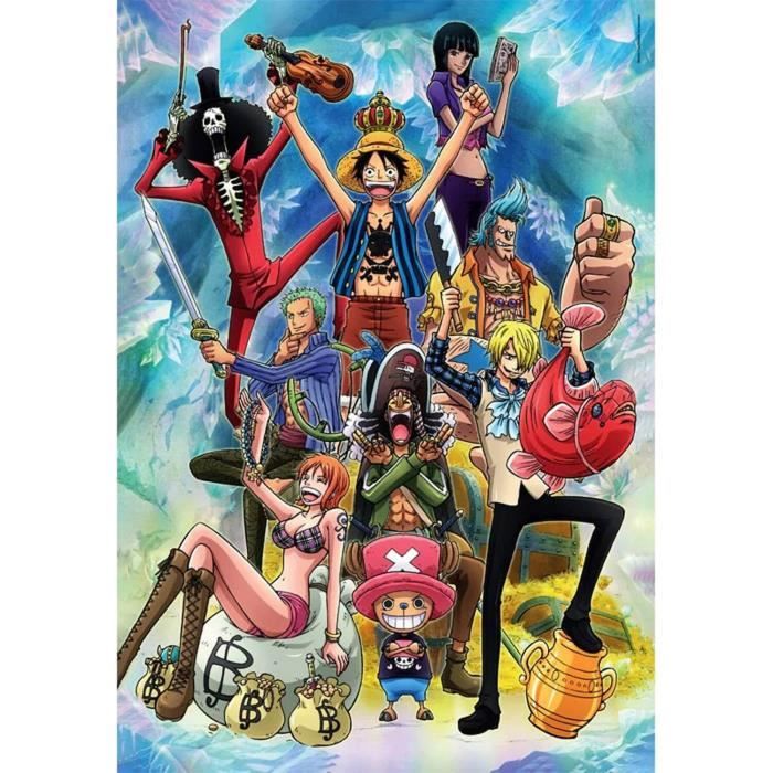 Puzzle 1000 pièces - CLEMENTONI - One Piece - Blanc - A partir de 12 ...