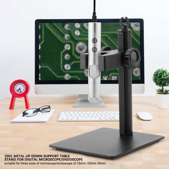 Support de microscope en métal Z001 pour microscope/endoscope numérique ...