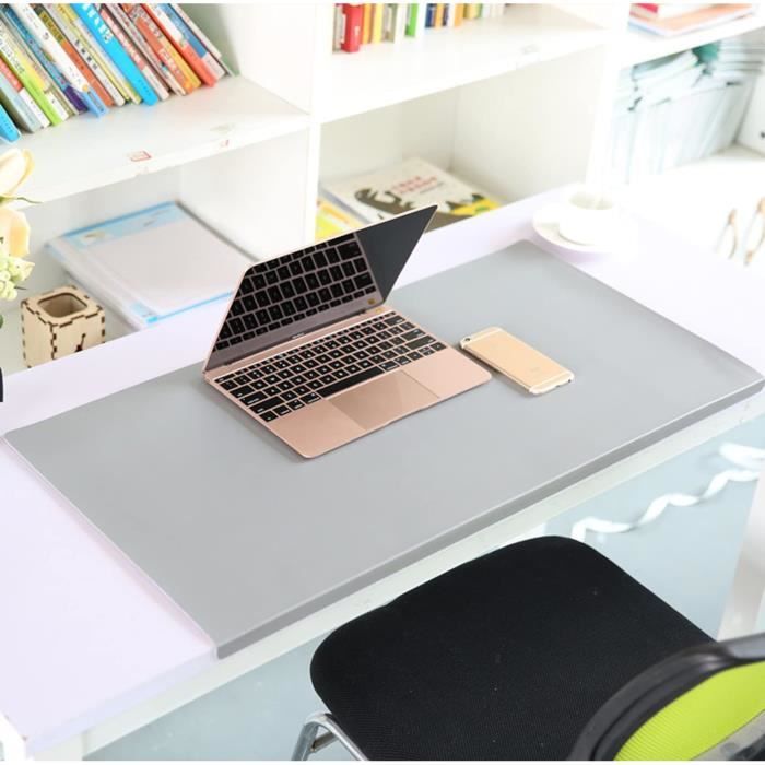 Grand Sous-Main De Bureau Étendu En Cuir Synthétique Avec Protection ...
