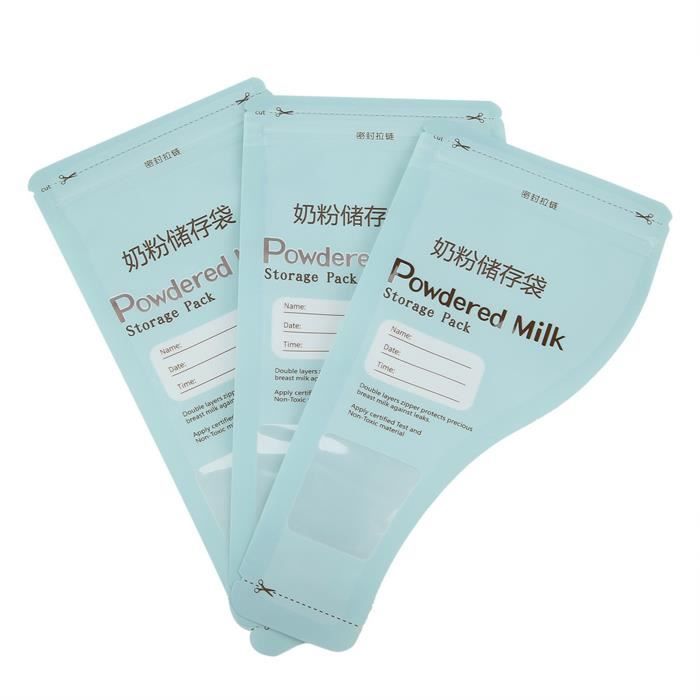 ESTINK 10pcs Sacs de Stockage de Lait en Poudre Jetables - Conservation ...