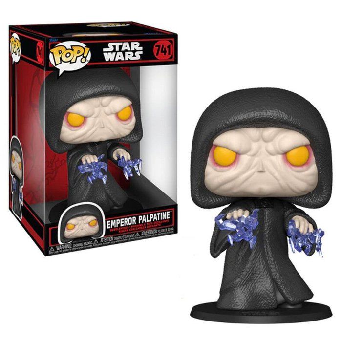 Figurine Funko Pop! Jumbo | Star Wars Darkside | Palpatine - Cdiscount ...