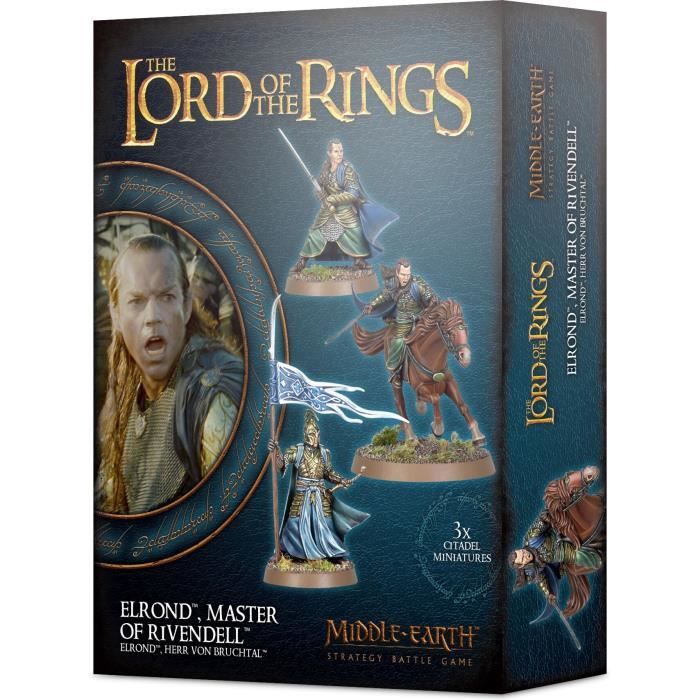 Figurine Games Workshop Warhammer Middle Earth - Elrond, Master of ...