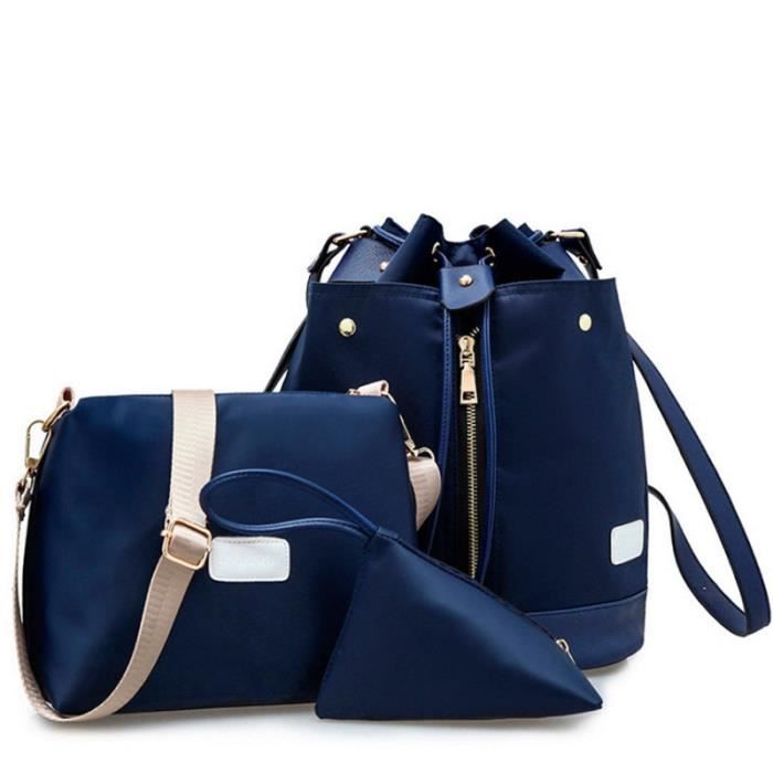 Set de sacs bleu foncé - Sac à main Sac à Bandoulière D'épaule Fourre ...