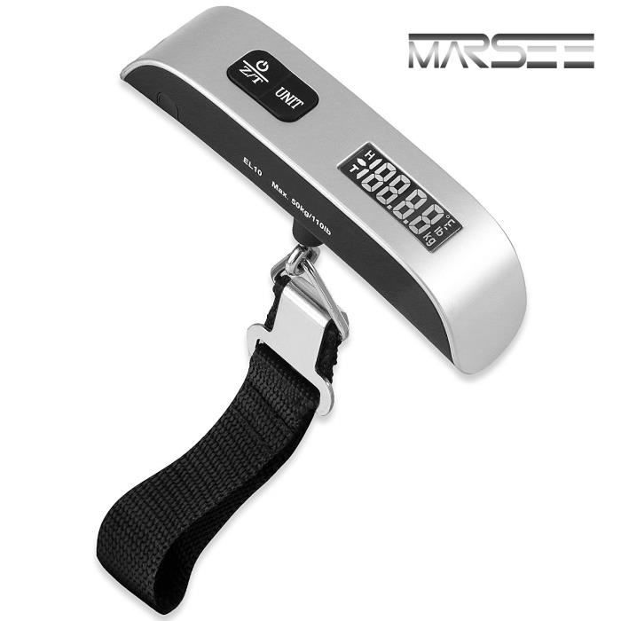50kg - 50g Pèse Bagages Balance Valises Numérique et Portable avec ...