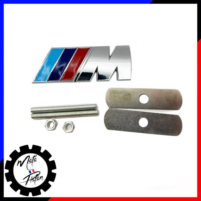 Logo bmw M performance pour calandre argent à visser - Cdiscount Auto