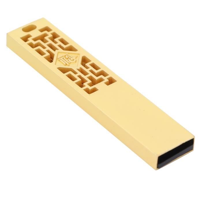 Qiilu disque USB Clé USB 2.0 Portable Memory Stick étanche en métal ...