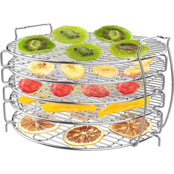 Support De Déshydrateur Pour Friteuse À Air Comprimé En Acier Inoxydable 304 5 Couches ...