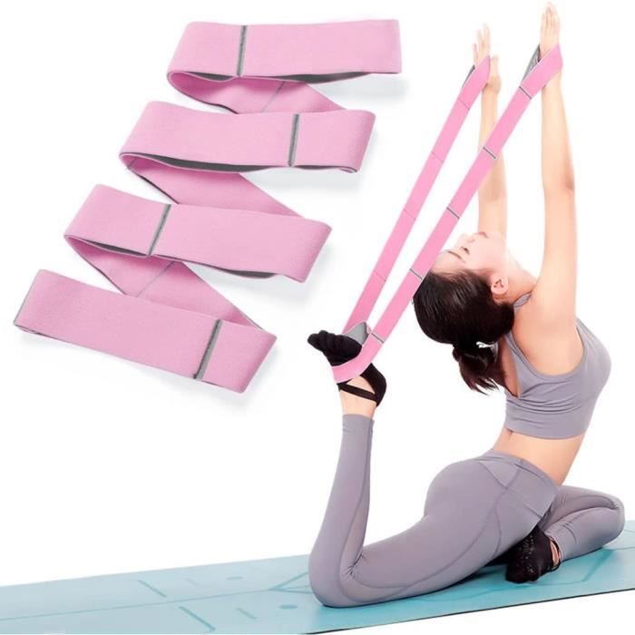 Sangle De Yoga Sangle D'Exercice Ceinture De Yoga Elastique Extensible ...