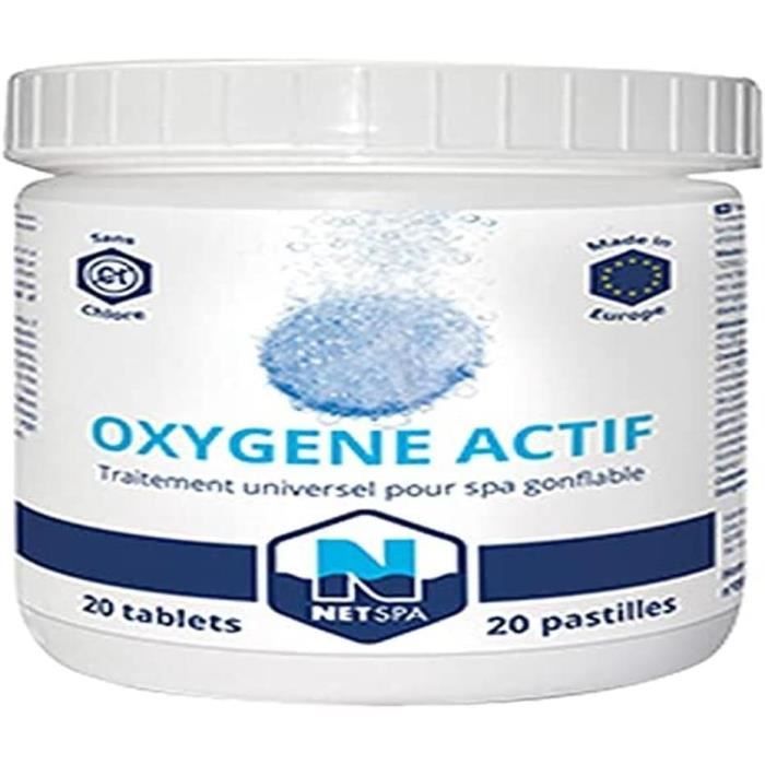 NetSpa SP-NOXYTAB-20 - Traitement Oxygène Actif pour spa - Traitement universel74 - Cdiscount Jardin