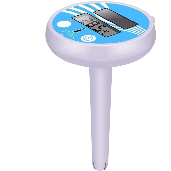 Thermomètre De Piscine Numérique Solaire Flottant - Thermomètre De ...