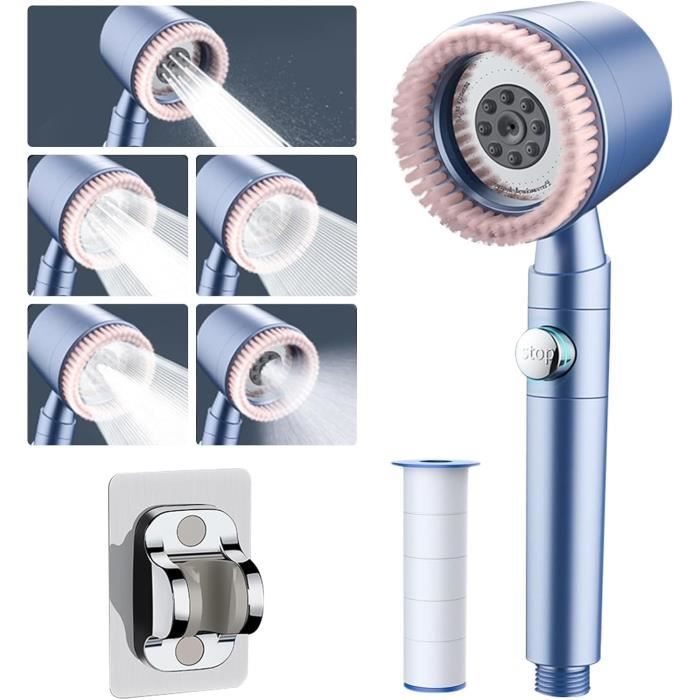 Idudu Pommeau De Douche Haute Pression À Économie D'Eau Avec 5 Modes De Support, Filtres ...
