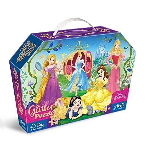 Puzzle Glitter TREFL - 70 pièces - Pour les petits fans - Surprise ...