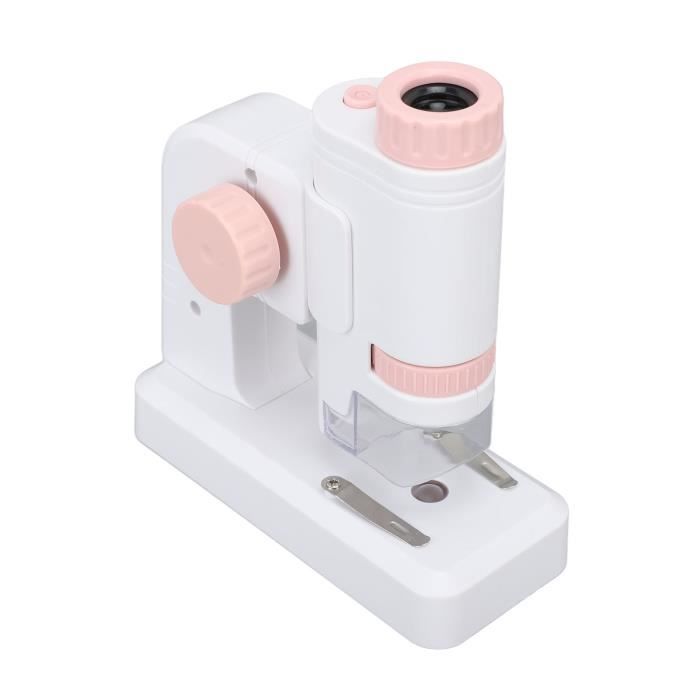 Microscope portable Vvikizy - Zoom optique 80X-200X - Lumière LED ...