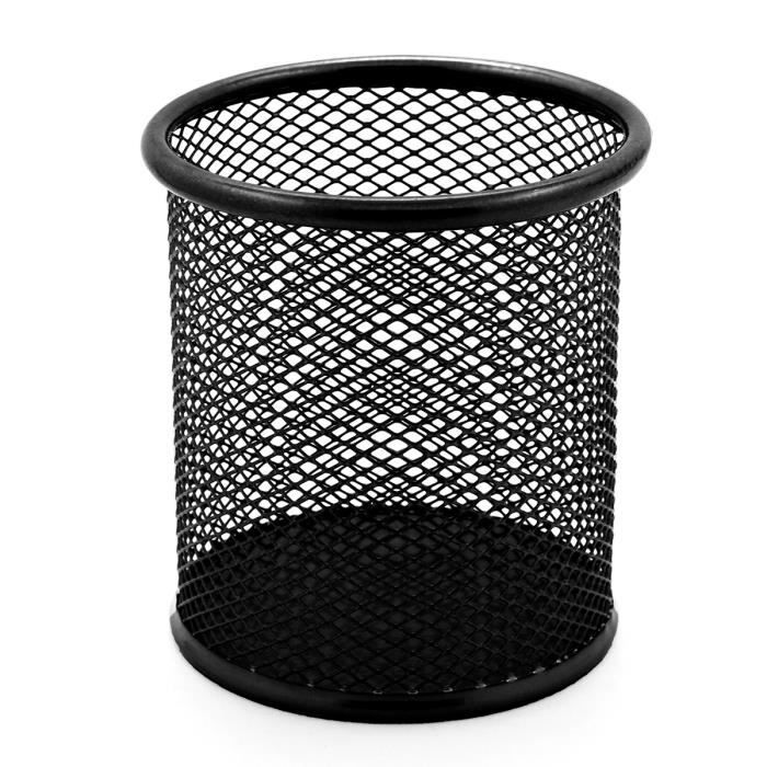 Pot à crayons métal mesh Waytex 931102 range stylos de bureau ajouré ...
