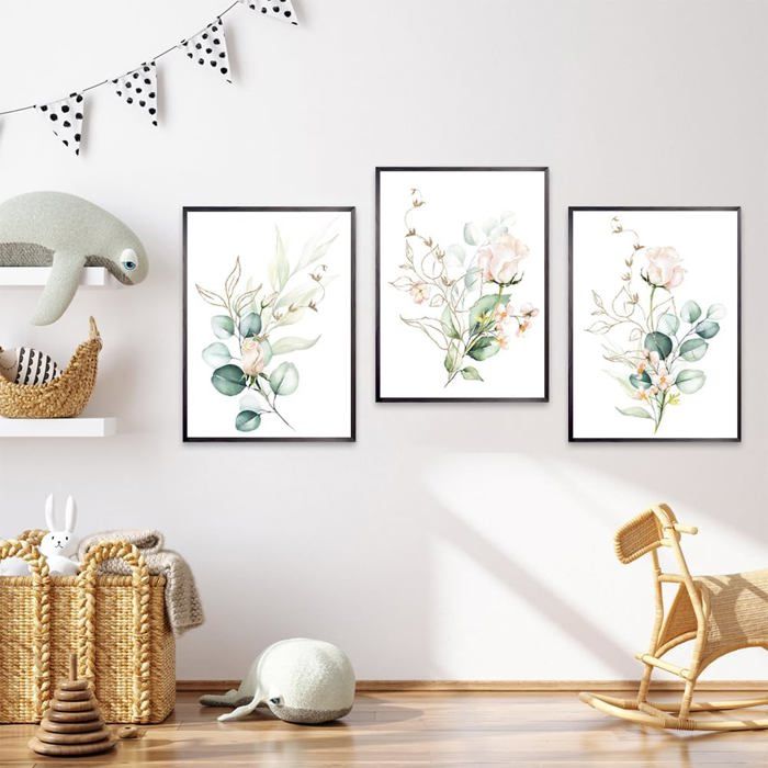 Affiche Decoration Murale Tableaux Posters Motif Floral D'images ...