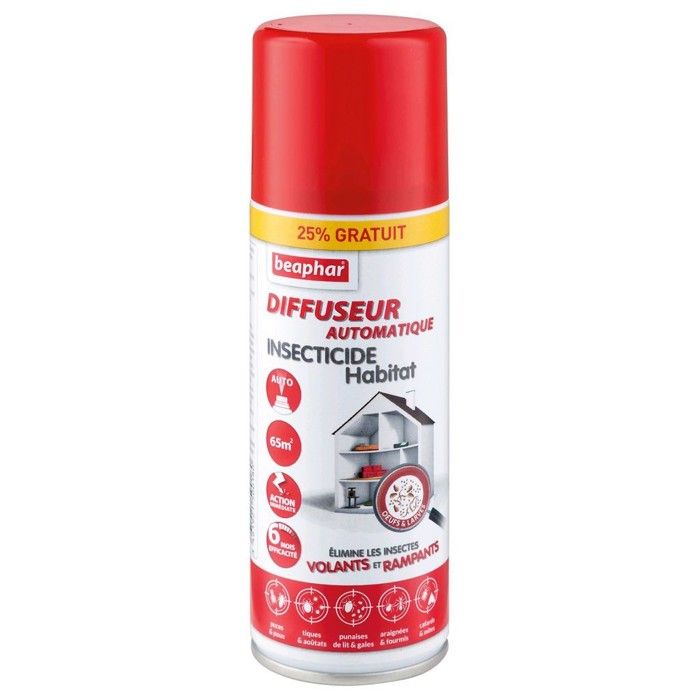 Beaphar mini diffuseur automatique insecticide habitat 75ml - Cdiscount ...